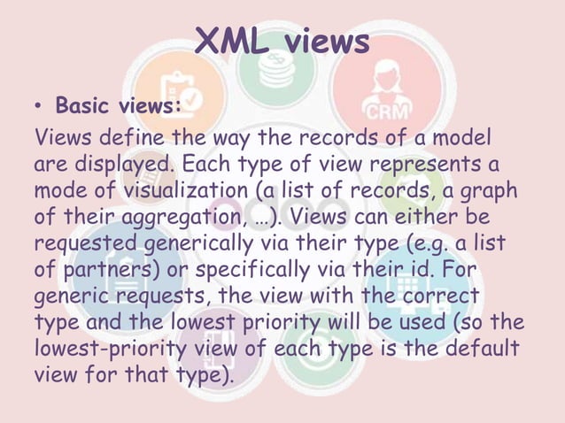 Odoo (Build module, Security, ORM) | PPTX