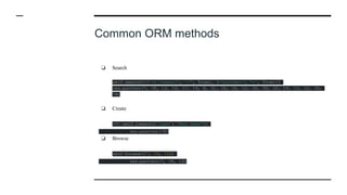 Odoo presentation | PPTX