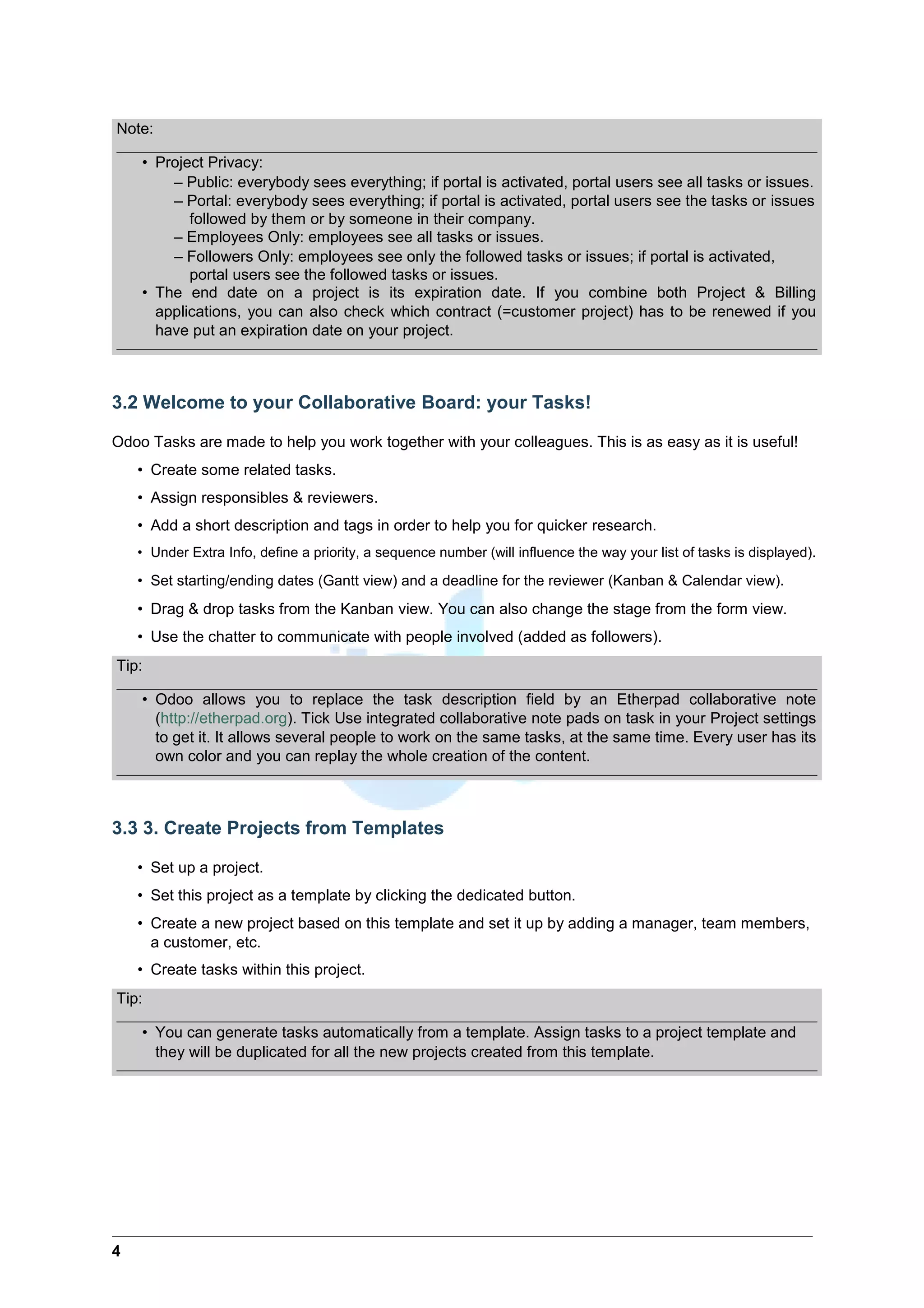 Odoo project management_casestudy | PDF