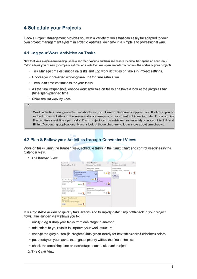 Odoo project management_casestudy | PDF