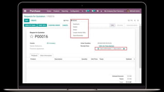 Odoo Purchase - Automate Suppliers Follow-ups based on OTDs | PPT