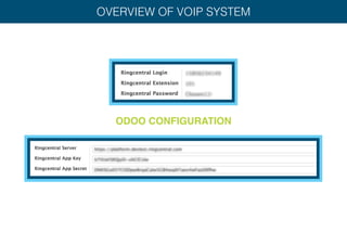 Odoo ringcentral VOIP Integration | PDF