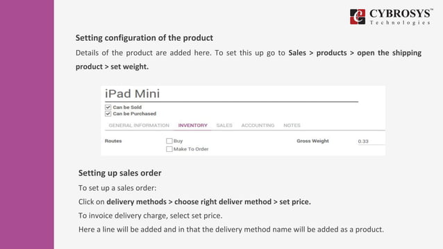 Odoo Shipping Integration Ppt