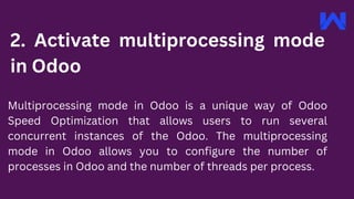 What is the effect of improved Odoo Speed Optimization? | PPTX