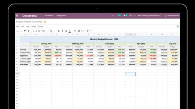Odoo Spreadsheet - Advanced Features | PPT