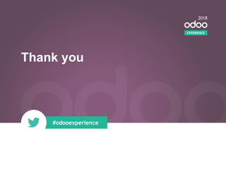 Odoo Experience 2018 - Odoo Studio as a Prototyping Tool | PPT | Free ...