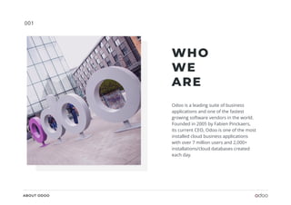 Odoo System Presentation for Shaping the Future of Your Business | PDF