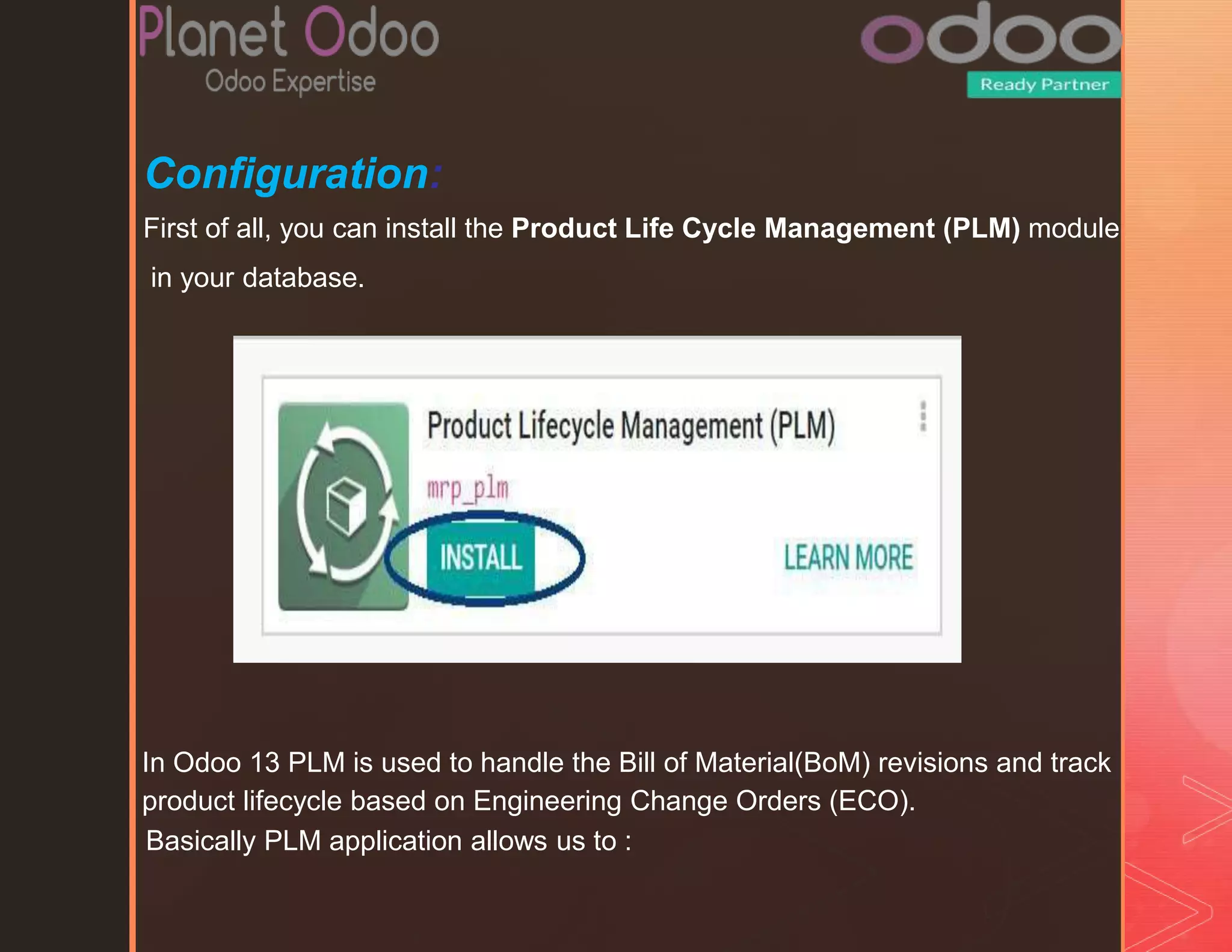 Odoo v13 product life cycle management (plm) | PPT