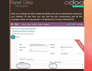 Odoo v13 product life cycle management (plm) | PPT