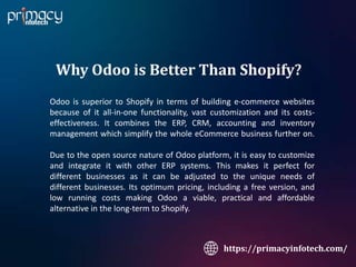 Odoo vs Shopify: Why Odoo is Best for Ecommerce Website Builder in 2024 ...