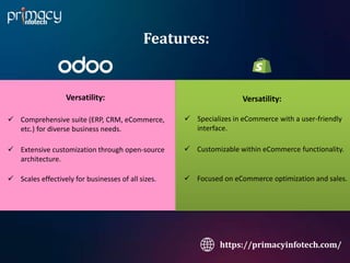 Odoo vs Shopify: Why Odoo is Best for Ecommerce Website Builder in 2024 ...