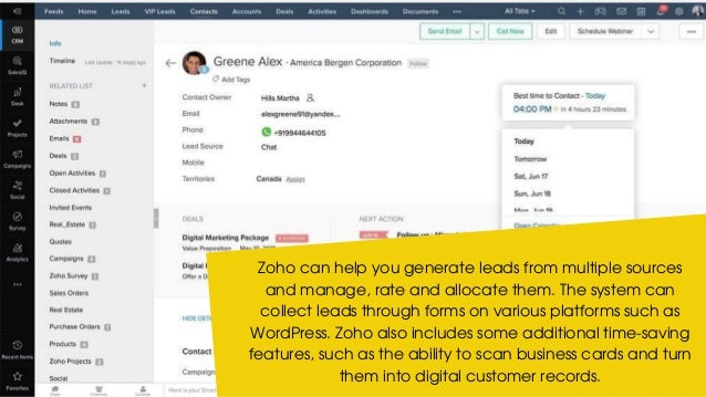 Odoo vs Zoho comparison | PDF