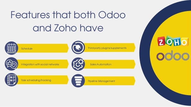 Odoo vs Zoho comparison | PPT Odoo vs Zoho comparison | PPT