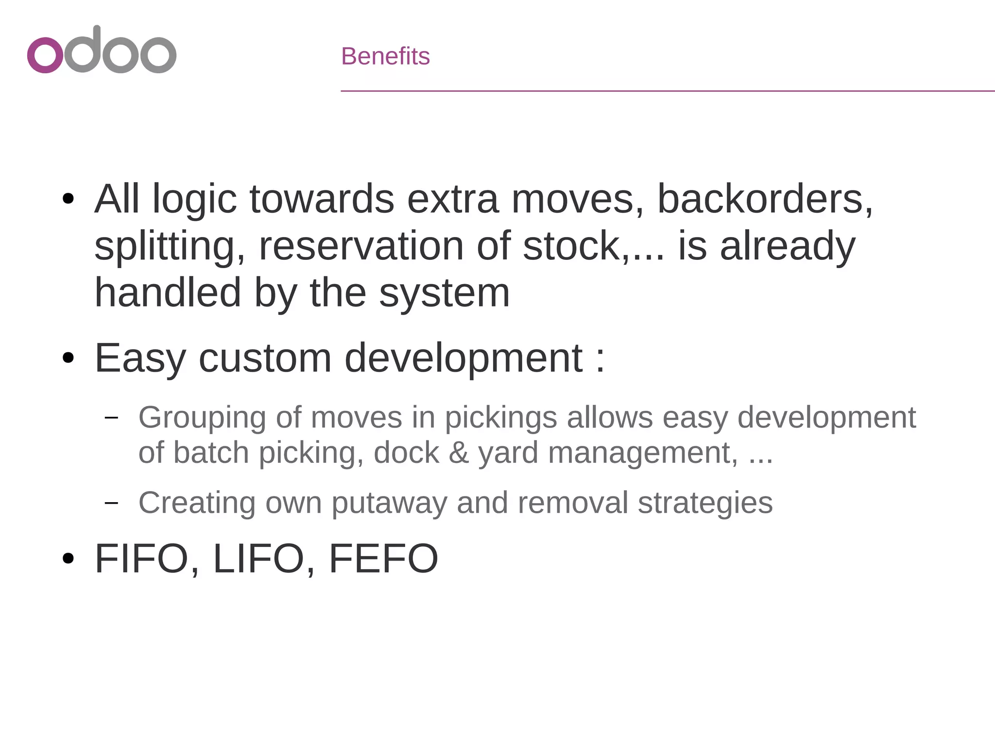 Odoo WMS Version 9.0 | PDF