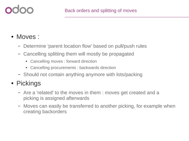 Odoo WMS Version 9.0 | PPT