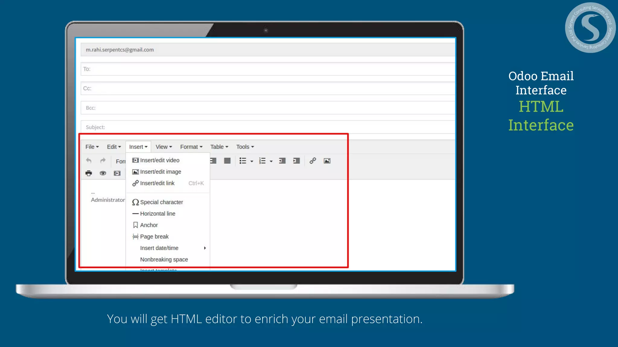 Odoo web email Interface | odoo email | odoo email configuration | PPT