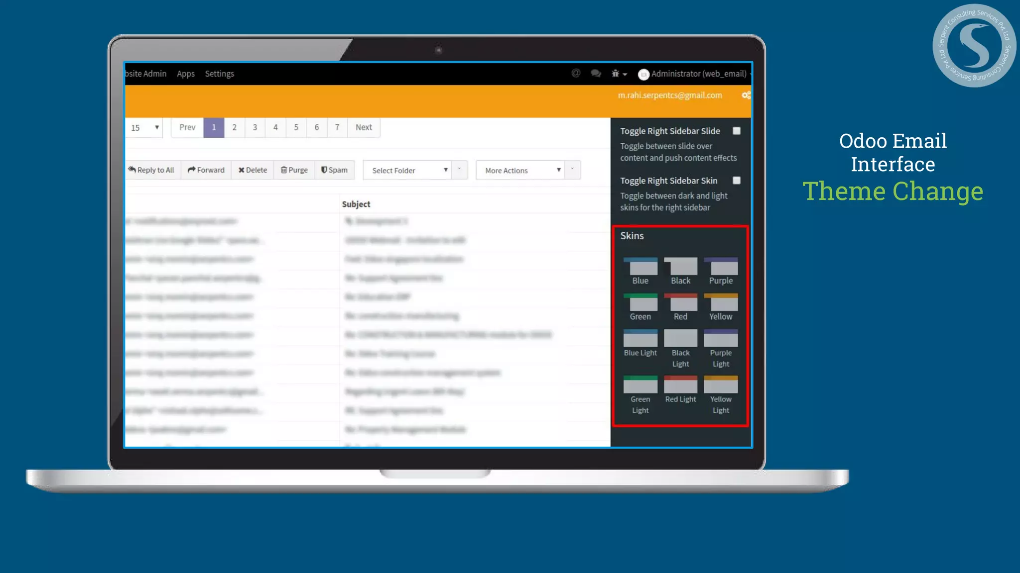 Odoo web email Interface | odoo email | odoo email configuration | PPT