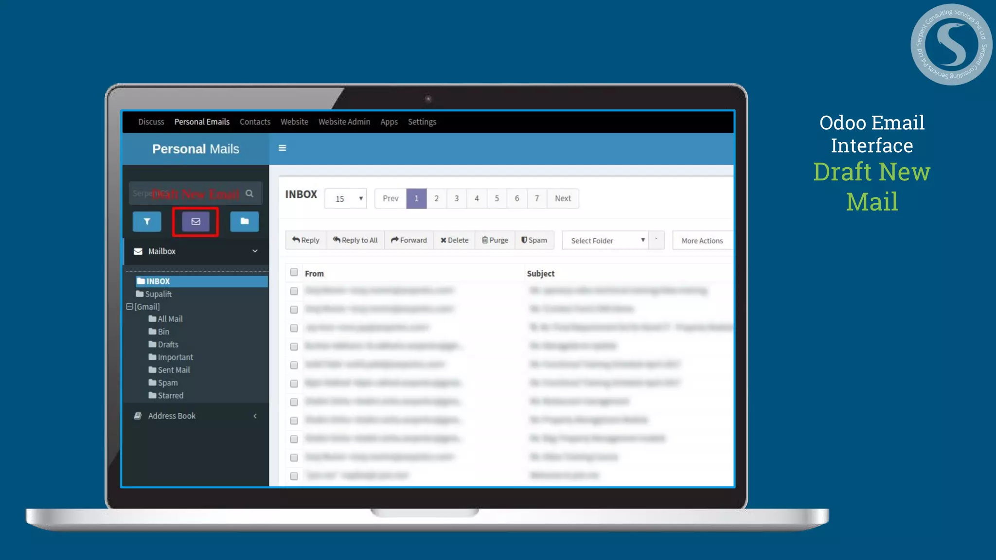 Odoo web email Interface | odoo email | odoo email configuration | PPT