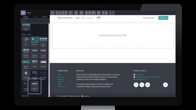 Odoo Website - How to Develop Building Blocks | PPTX | Photo Editing Software | Computer ...