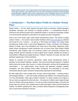 ODOUR CONTROL IN RUBBER THREAD MANUFACTURING INDUSTRIES.pdf