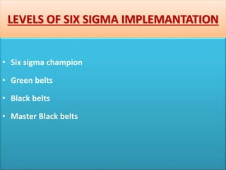 6 SIGMA AND KAIZEN | PPTX