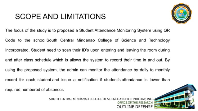 Sample Outline Defense Presentation.PowerPoint presentation | PPTX
