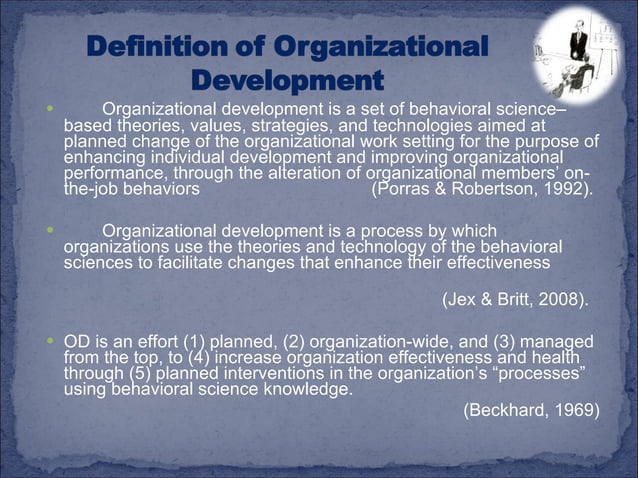 Organizational Development Process | PPT | Business Operations | Business