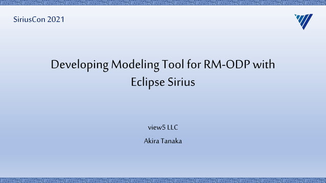 Developing Modeling Tool for RM-ODP with Eclipse Sirius | PPTX | Computer Software and ...