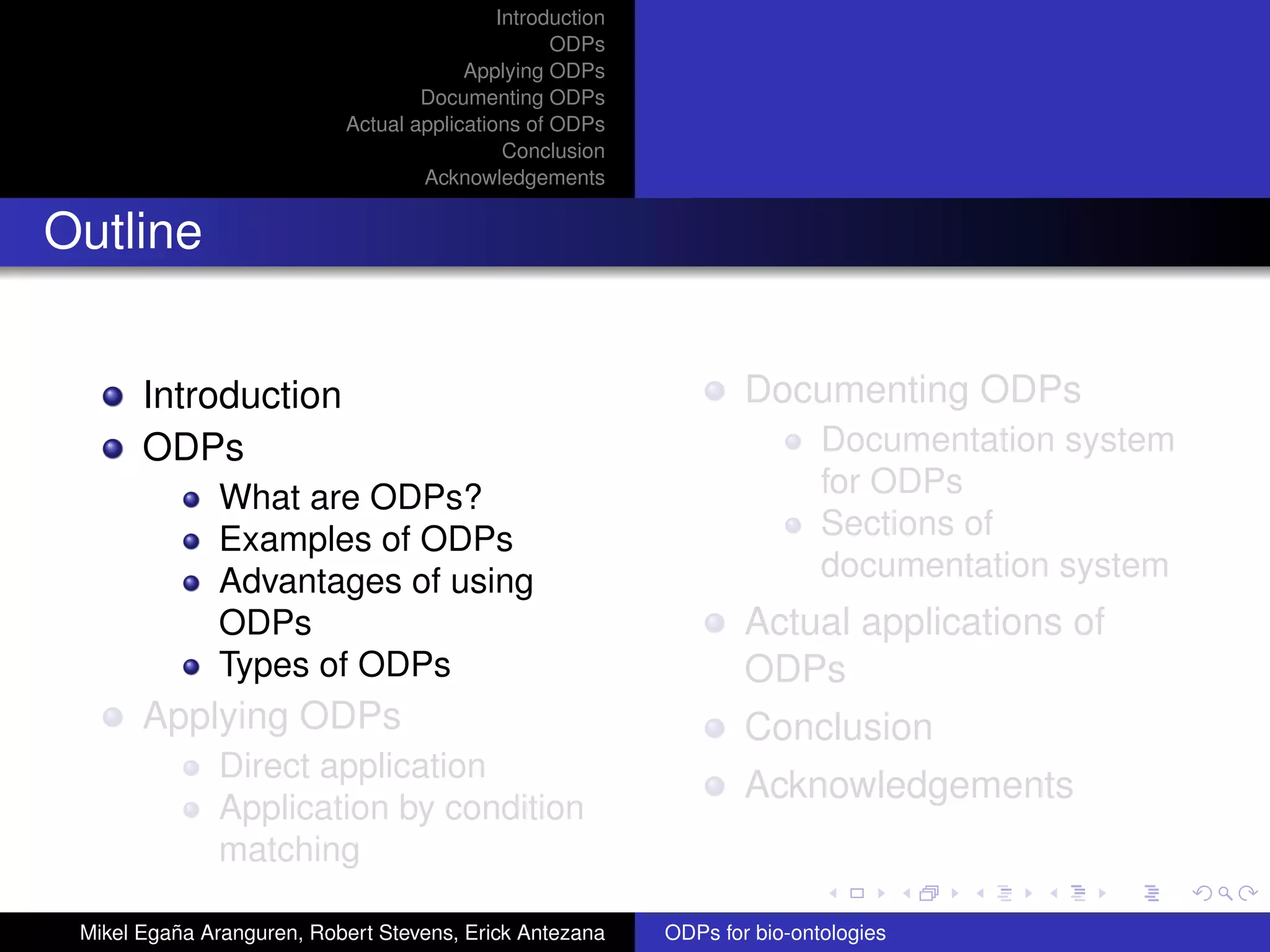 Ontology Design Patterns (ODPs) for bio-ontologies | PPT