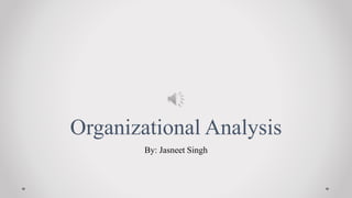 Organizational Analysis | PPTX