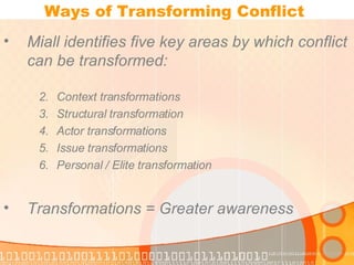 ODR and Conflict Transformation | PPT