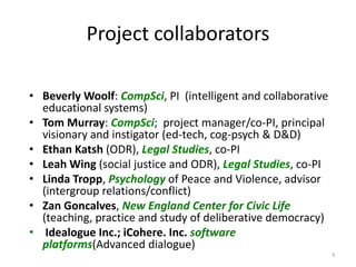 ODR 2013 SDSkills dashboard umass | PPT