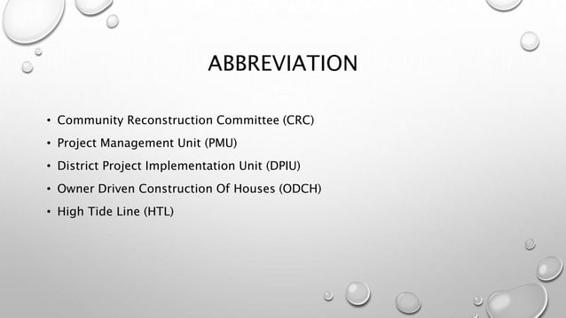 ODRP (Odisha Disaster Recovery Project) | PPTX