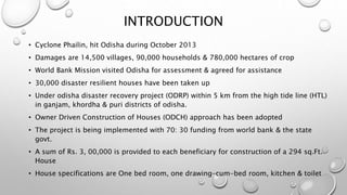 ODRP (Odisha Disaster Recovery Project) | PPTX