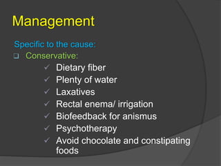 Obstructive defecation syndrome | PPTX