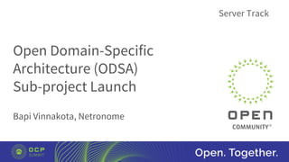 ODSA Sub-Project Launch | PPT