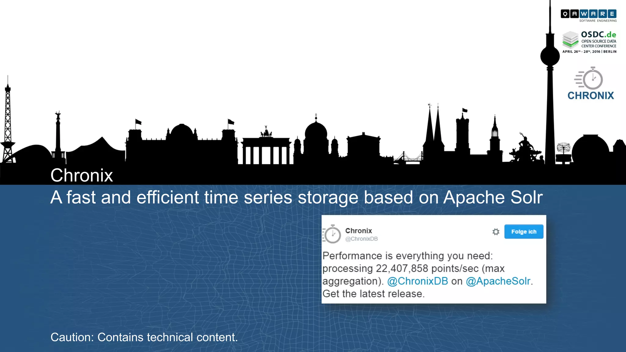 A Fast and Efficient Time Series Storage Based on Apache Solr | PPT