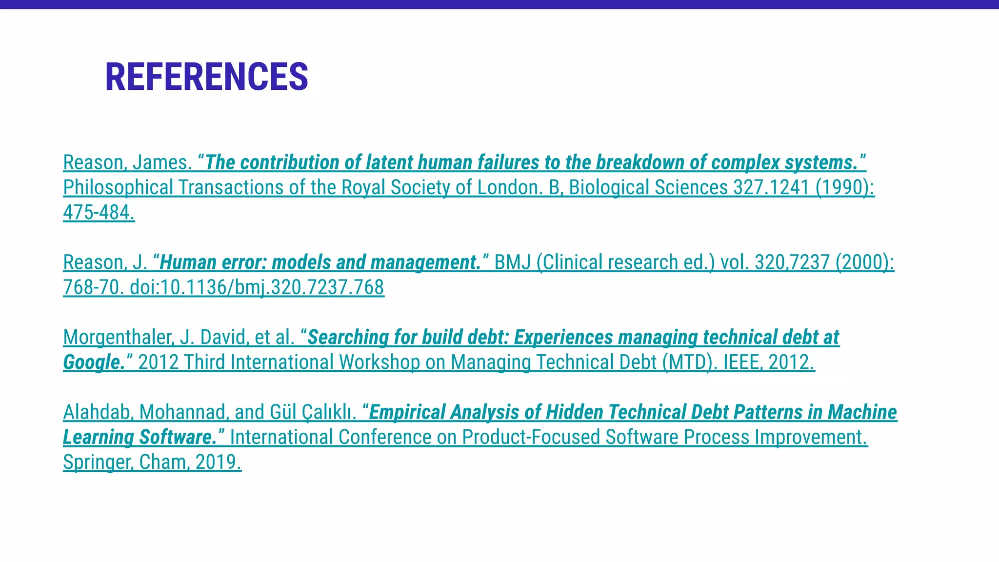 Machine Learning Operations Active Failures, Latent Conditions | PDF
