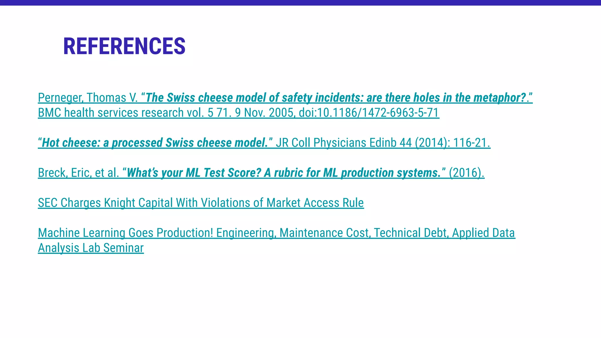 Machine Learning Operations Active Failures, Latent Conditions | PDF