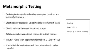Metamorphic Testing for Machine Learning Models with Search Relevancy ...