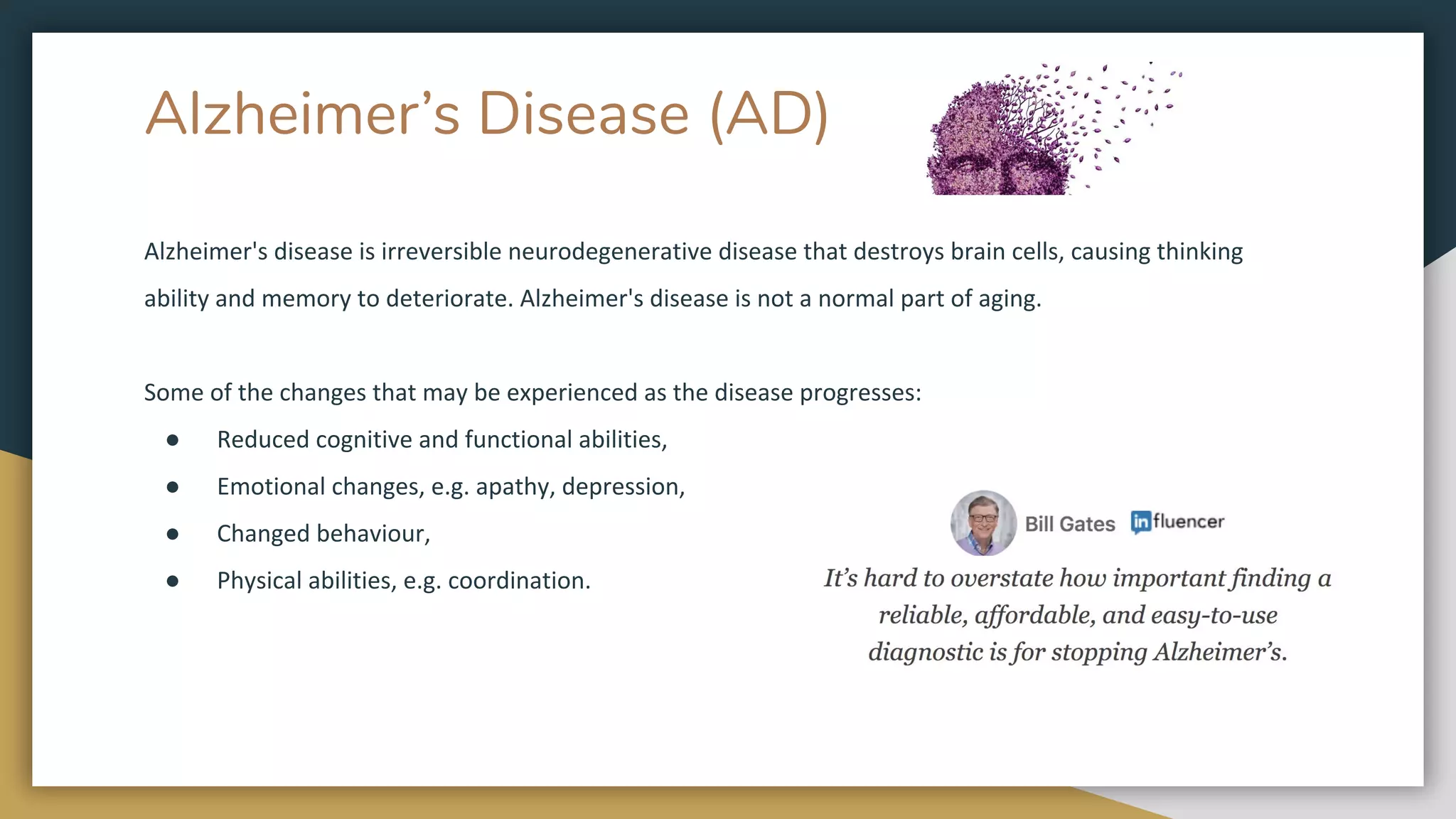 Classification of Alzheimer's Disease from Speech and Language | PDF