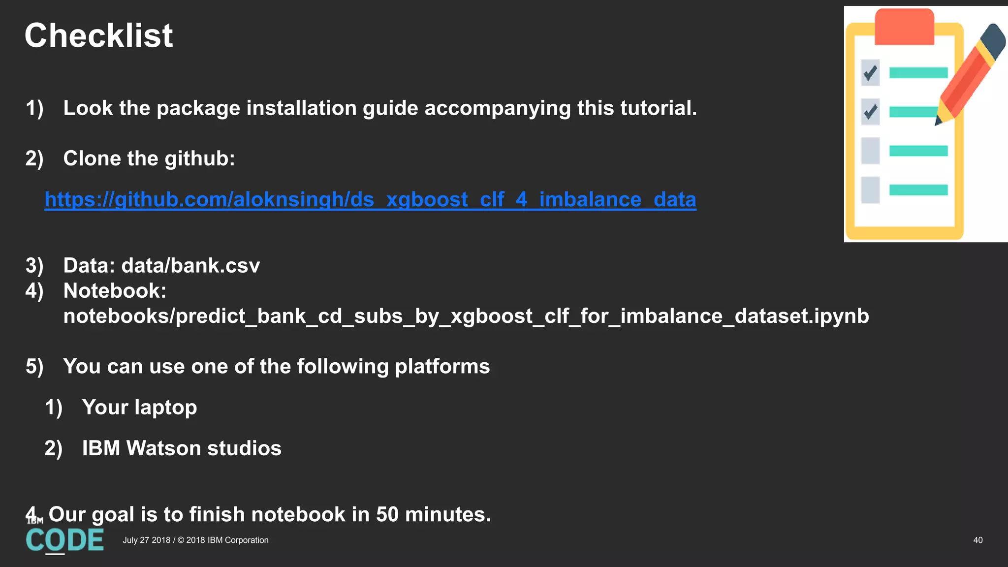 ODSC18, London, How to build high performing weighted XGBoost ML Model ...