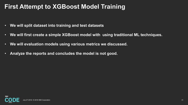 ODSC18, London, How to build high performing weighted XGBoost ML Model ...