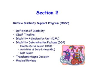 ODSP Disability Determination and Application Slideshare version | PPT ...