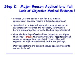 ODSP Disability Determination and Application Slideshare version | PPT ...