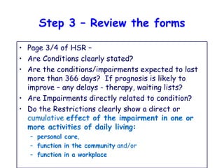 ODSP Disability Determination and Application Slideshare version | PPT ...
