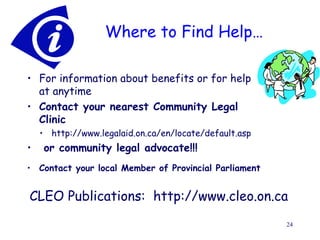 ODSP Disability Determination and Application Slideshare version | PPT ...