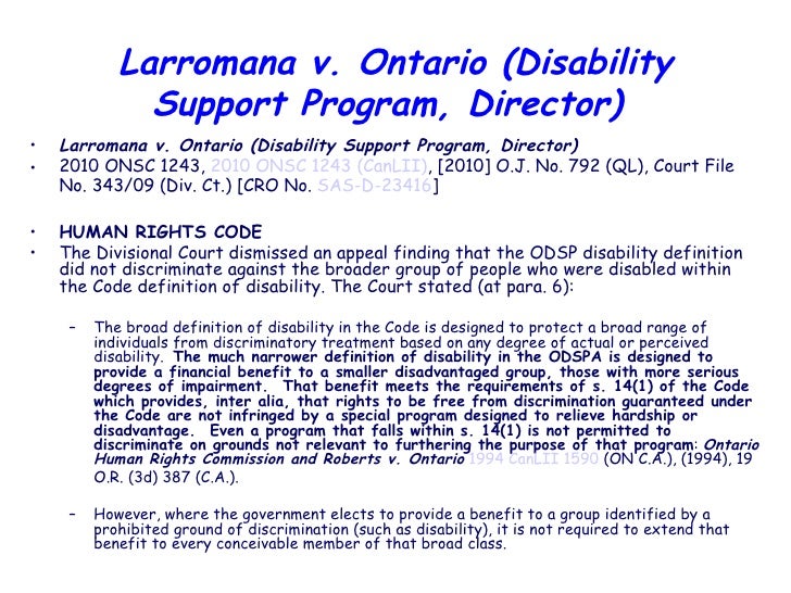 Odsp Disability Determination And Application Slideshare Version