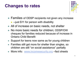 ODSP: Know Your Benefits, Rights and Responsibilities | PDF