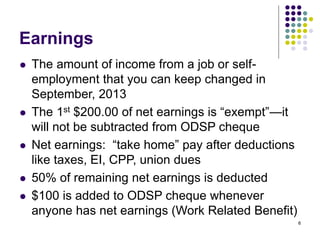 ODSP: Know Your Benefits, Rights and Responsibilities | PDF